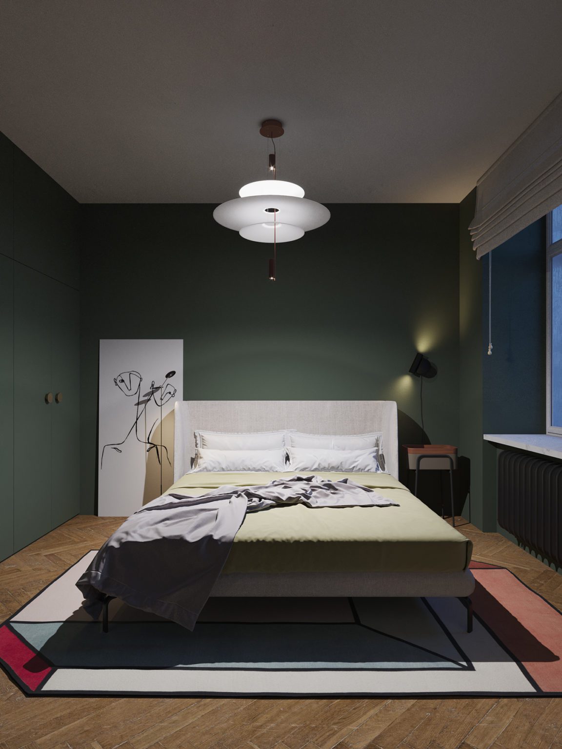 Bedroom-rendering - Architectural visualization 3dvisdesign